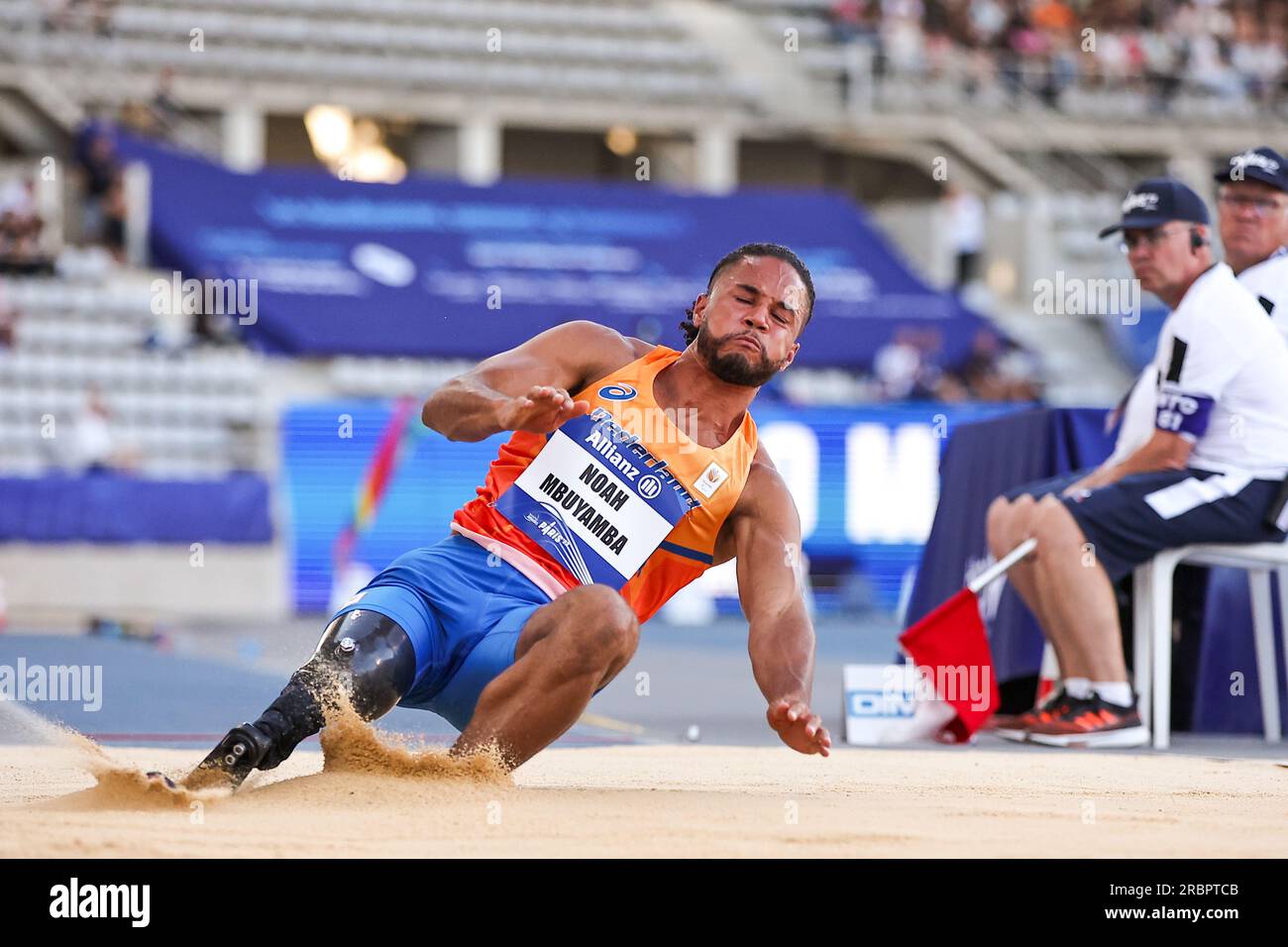 Paris, France. 10th July, 2023. PARIS, FRANCE - JULY 10: Noah Mbuyamba ...