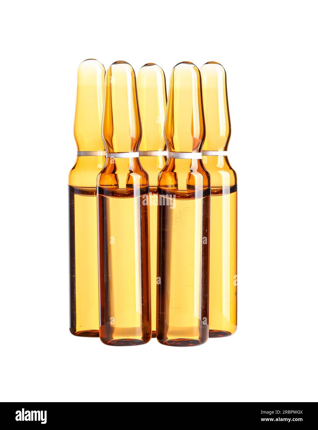 Many ampules on white background Stock Photo - Alamy