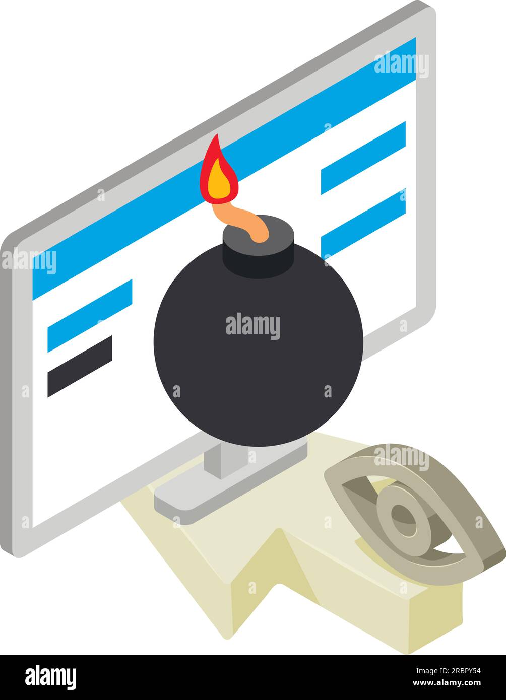 Cyberterrorism on the internet hi-res stock photography and images - Alamy