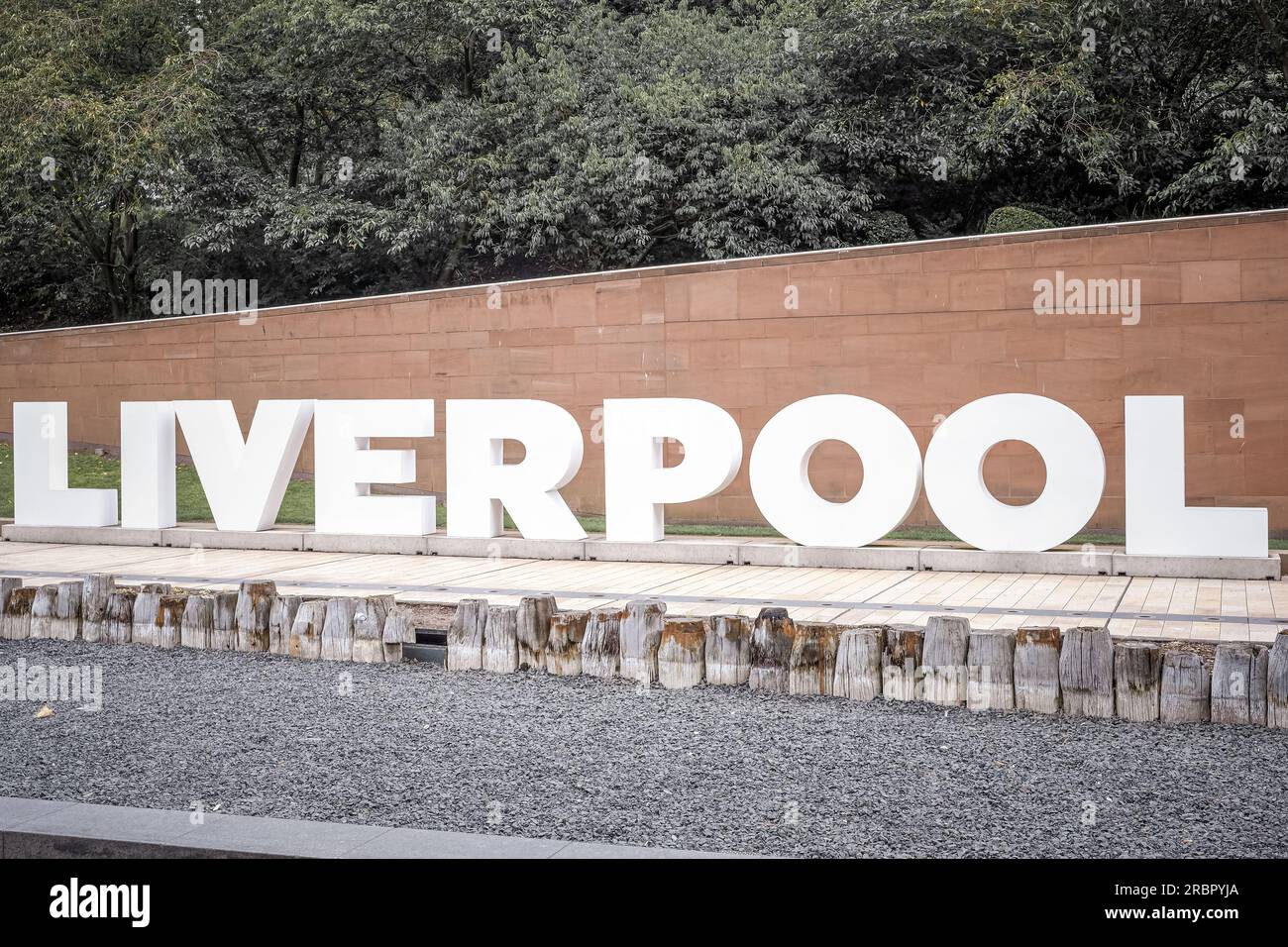 Liverpool sign at Liverpool One, Thomas Steers Way, Liverpool L1 8LW ...