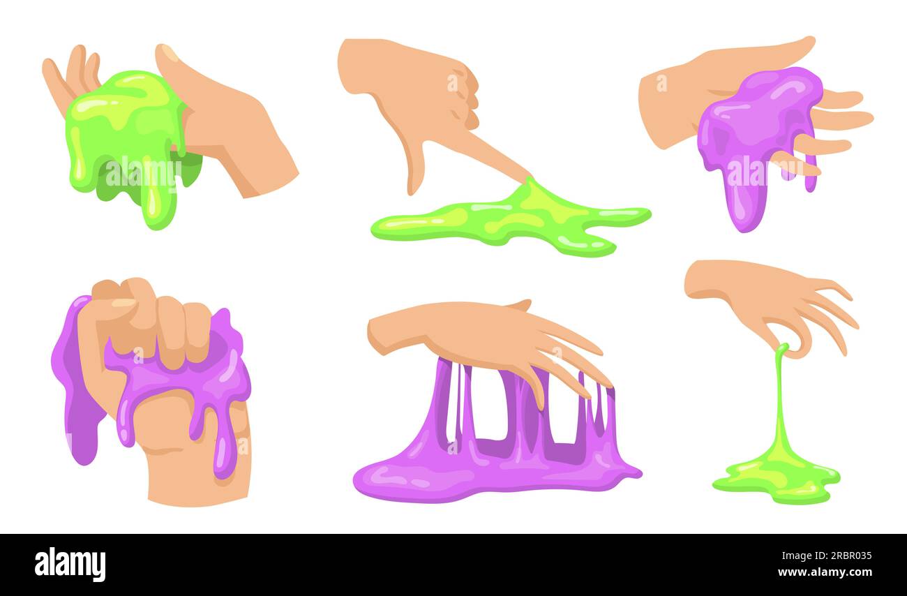 Colorful slime set Stock Vector Image & Art - Alamy