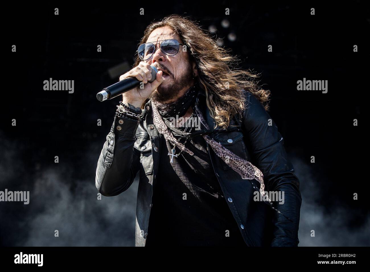Tony Harnell performing live with TNT in 2023 Stock Photo - Alamy