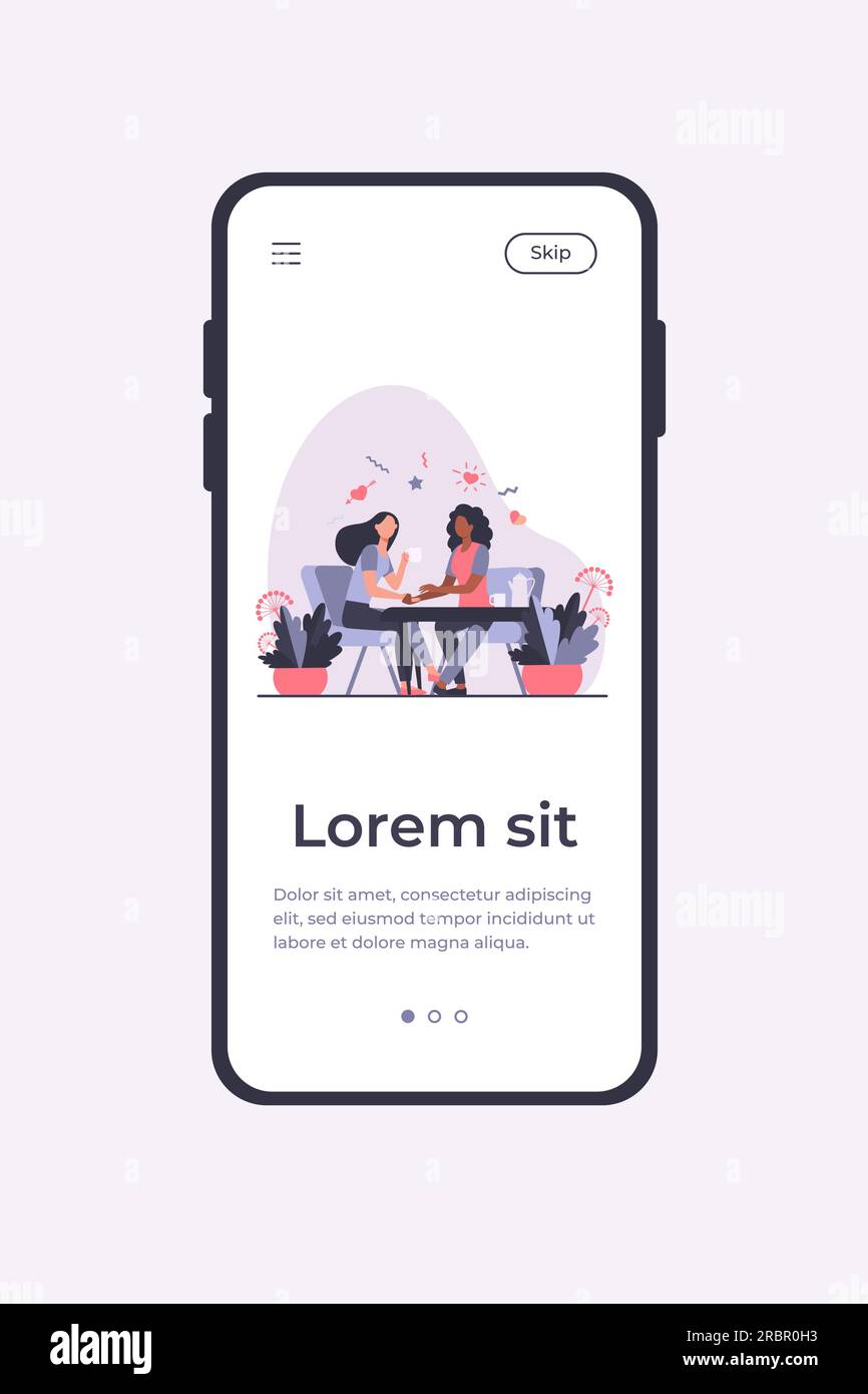 Talk over tea Stock Vector Images - Alamy