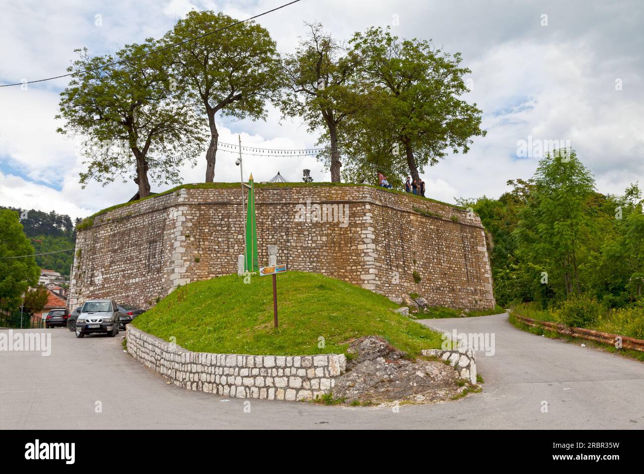 Walled city of vratnik hi-res stock photography and images - Alamy