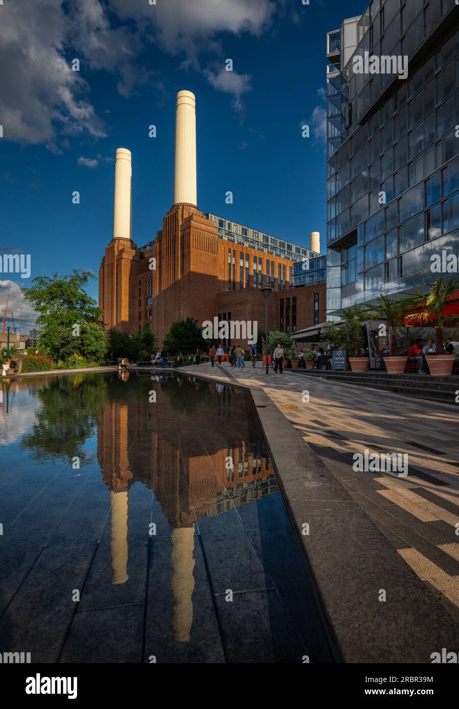 Battersea, London, UK: Battersea Power Station now redeveloped as a ...