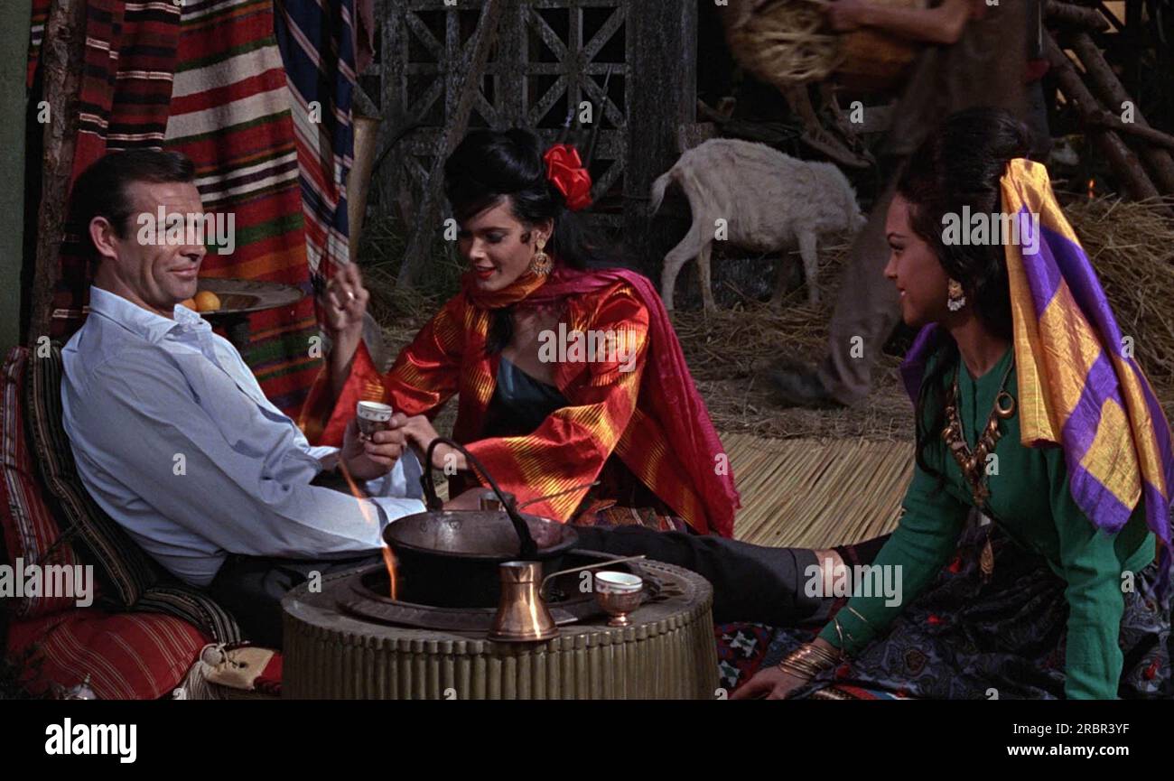 Los Angeles.CA.USA. Sean Connery as James Bond with Aliza Gur and ...