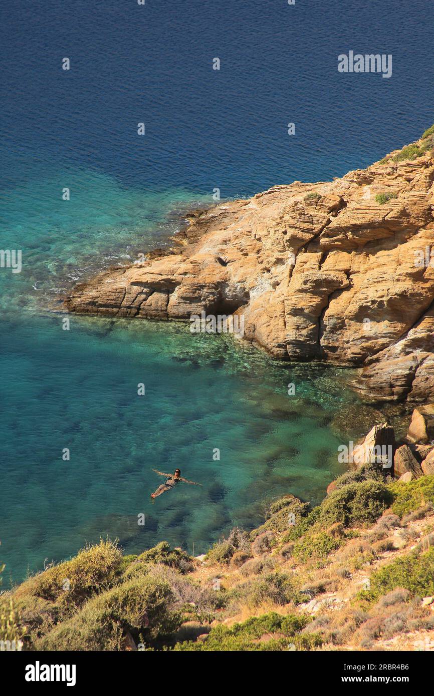 Beach greece fourni hi-res stock photography and images - Alamy