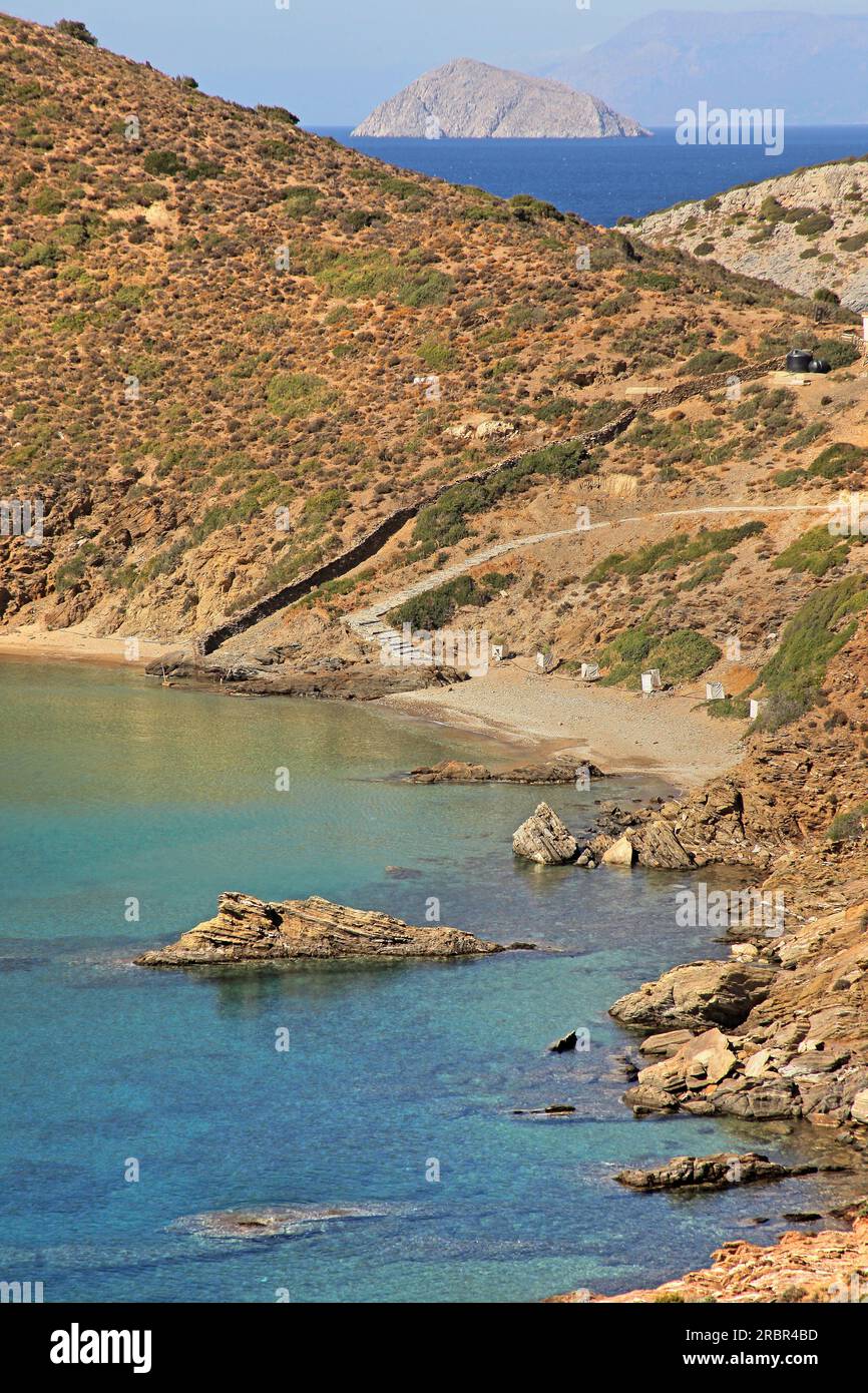 Beach greece fourni hi-res stock photography and images - Alamy