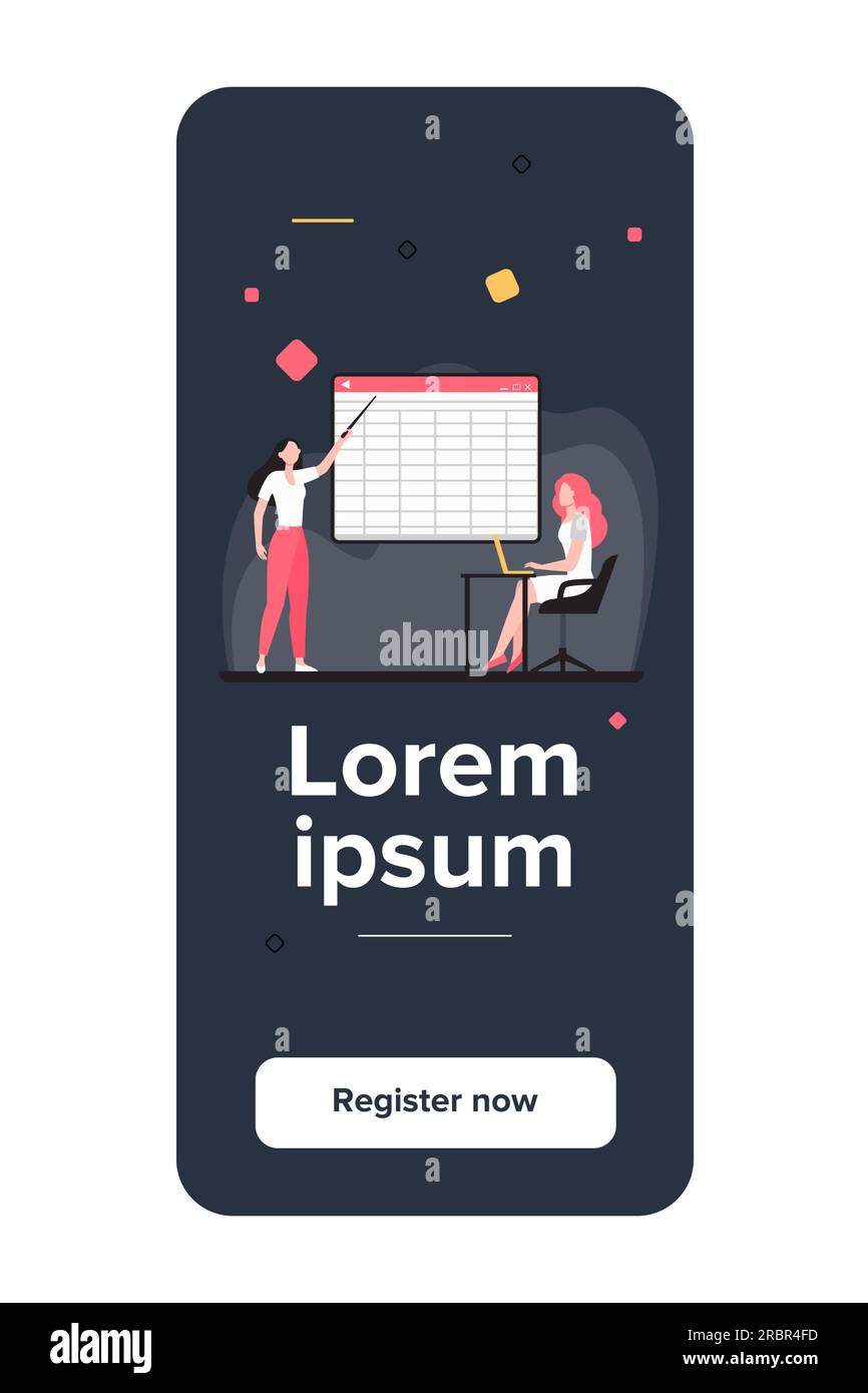 Girl report class Stock Vector Images - Alamy