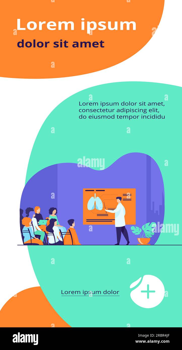 Medical college professor teaching students Stock Vector Image & Art ...