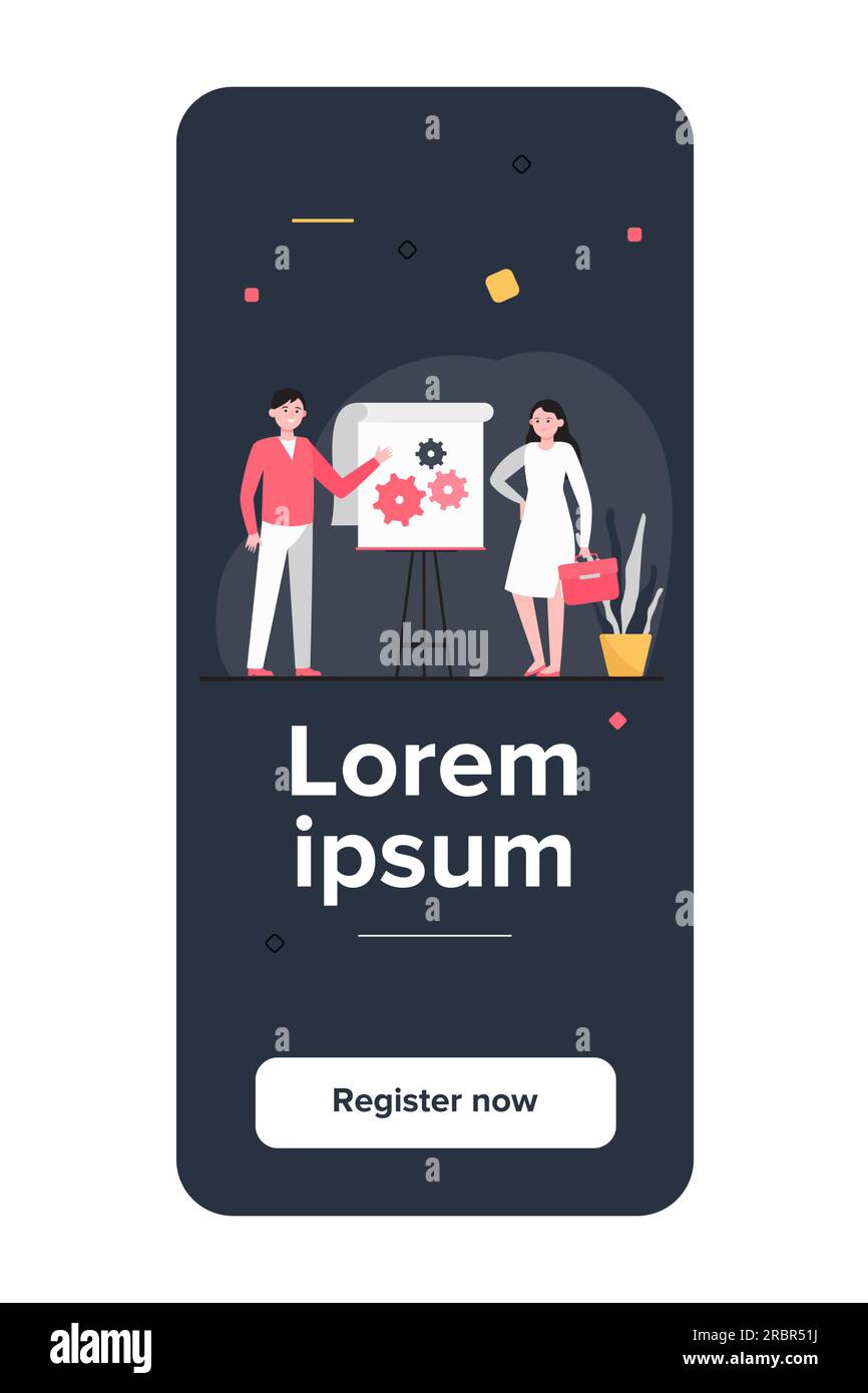 Presenting partner Stock Vector Images - Alamy