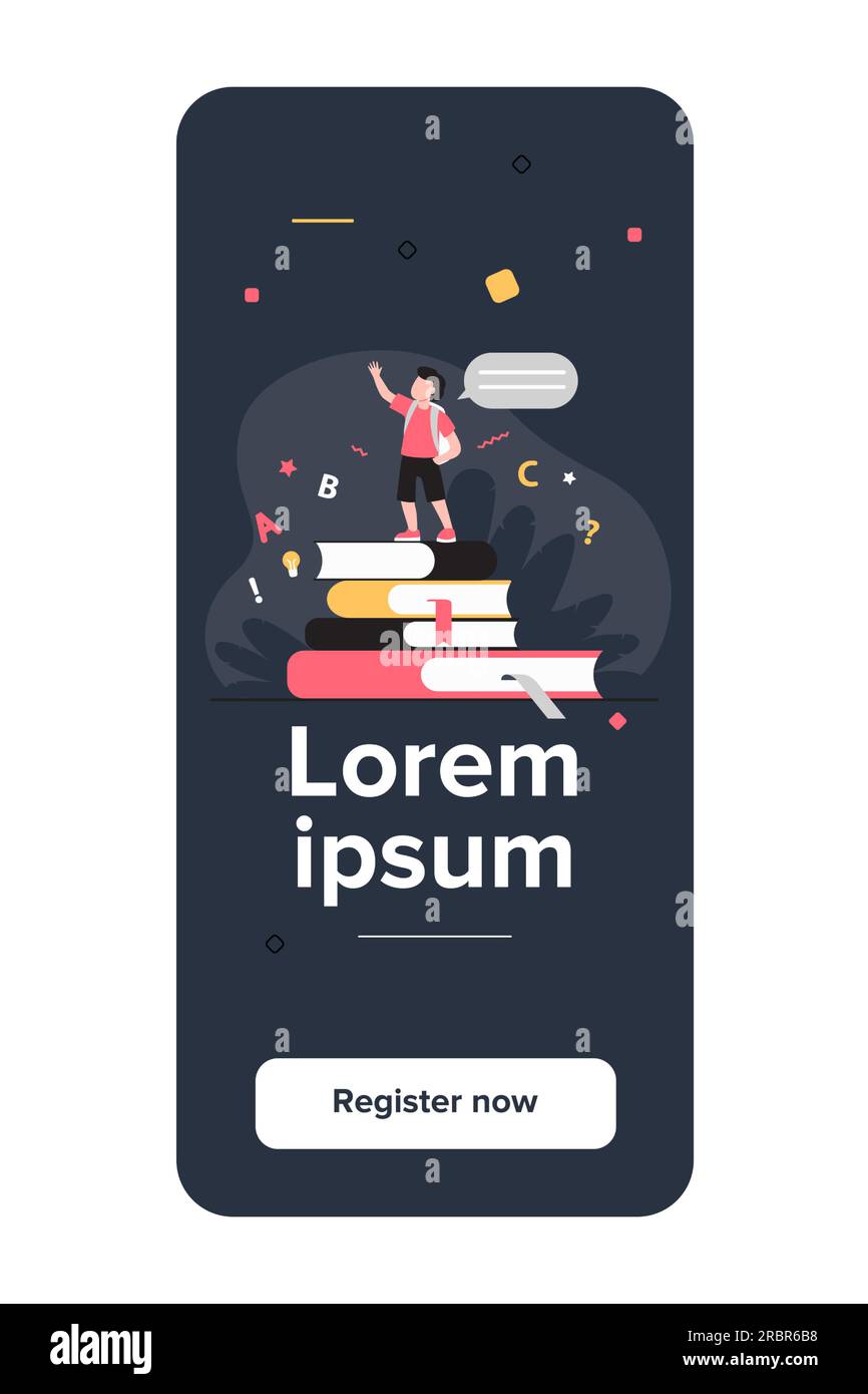 Modern reader books on Stock Vector Images - Alamy