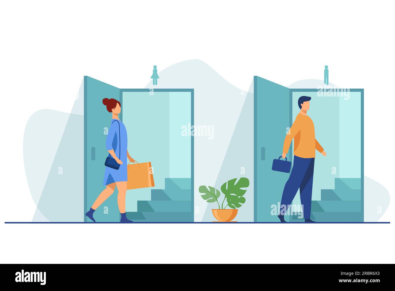 Walking hall Cut Out Stock Images & Pictures - Alamy