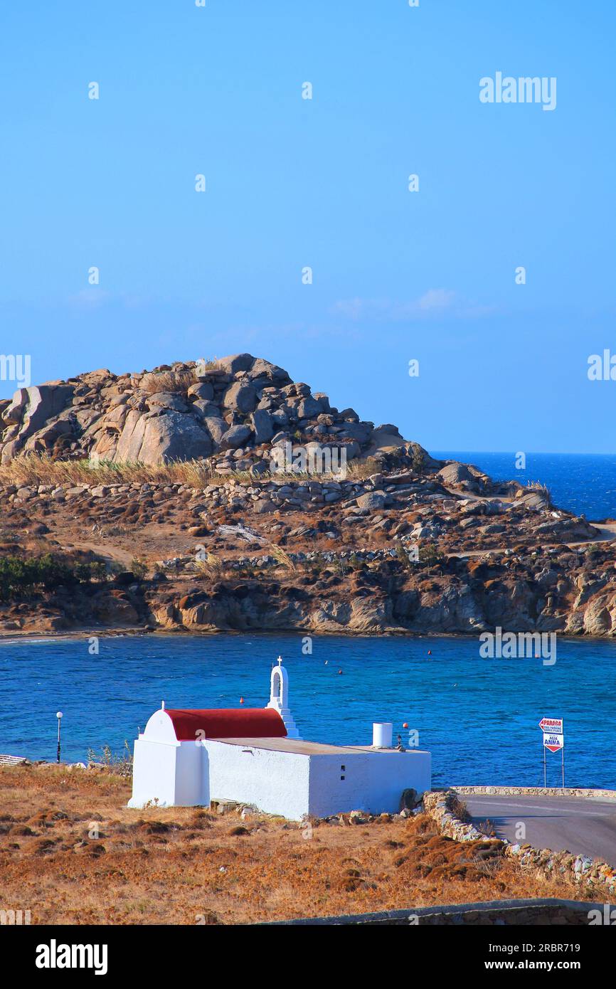 Paraga beach mykonos hi-res stock photography and images - Alamy