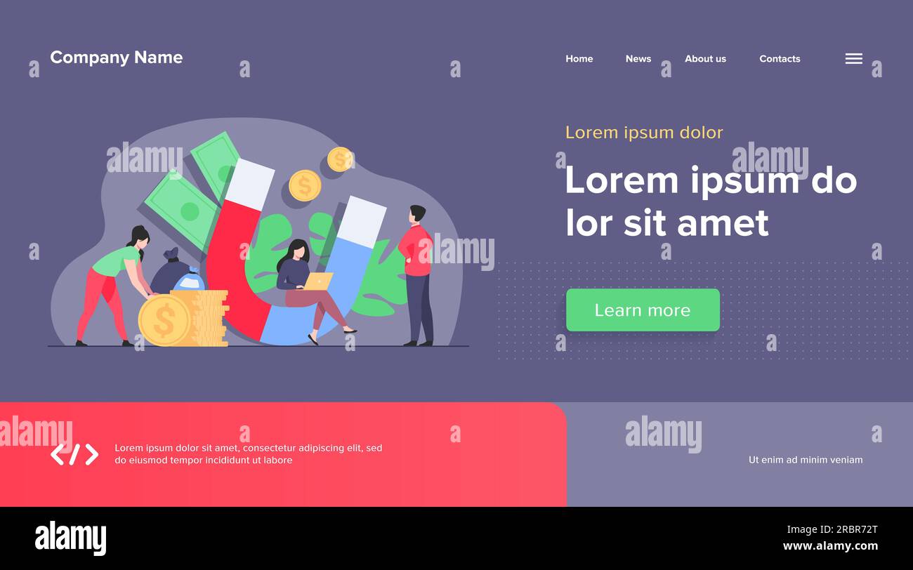 Income and money attraction Stock Vector Image & Art - Alamy