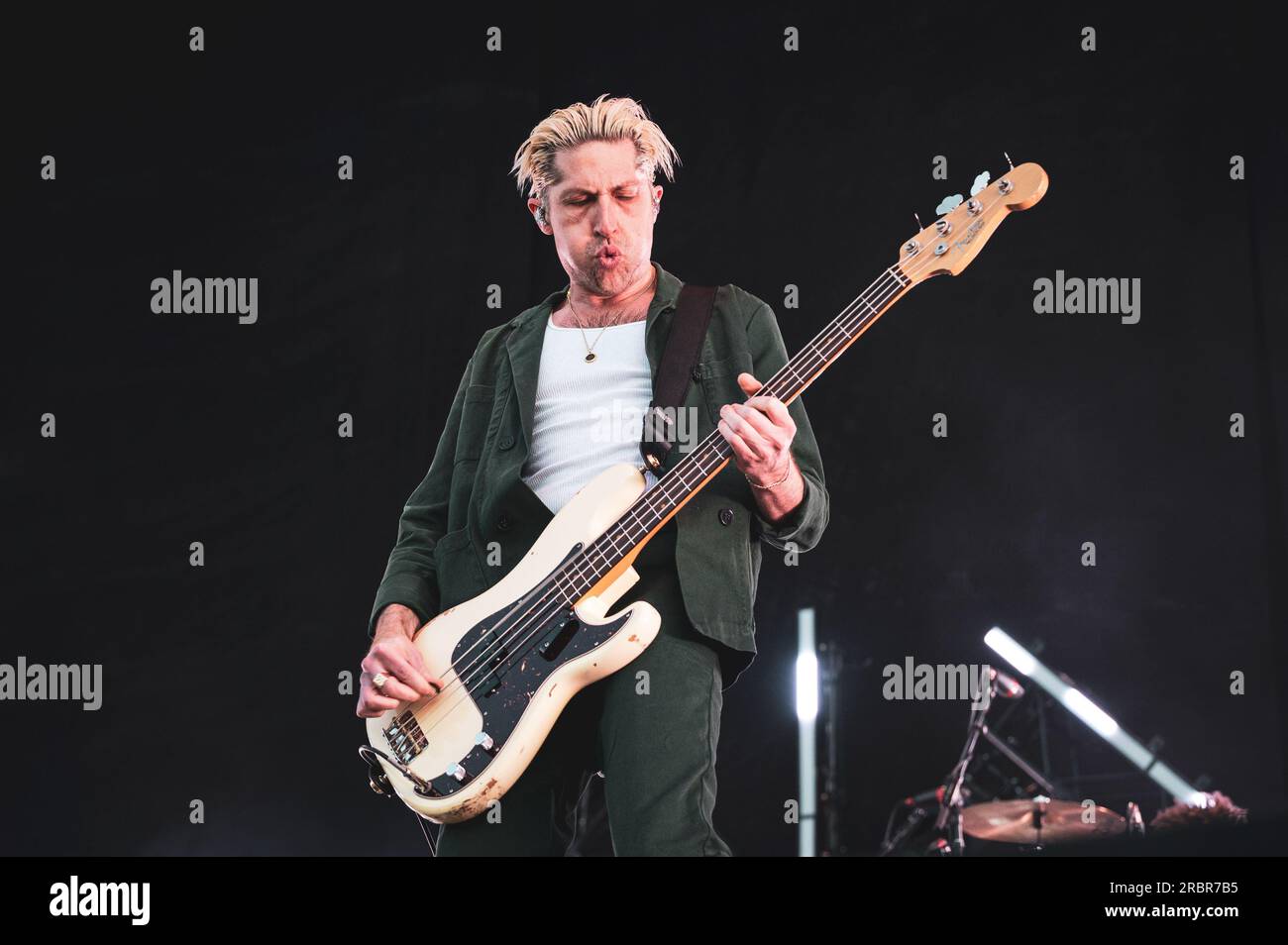 MADRID, MAD COOL FESTIVAL 2023, SPAIN: Michael Jay Shuman, bassistt of ...