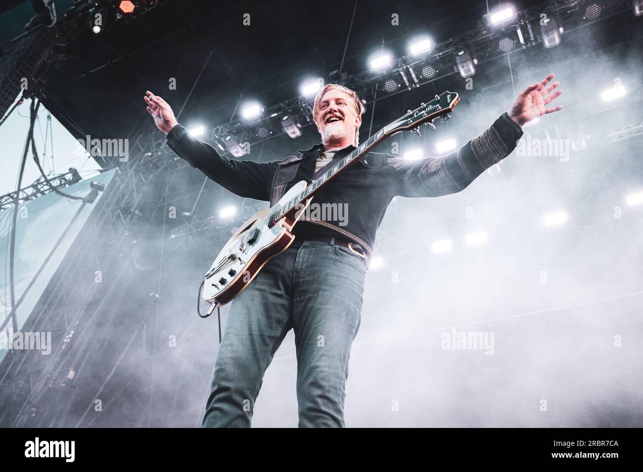 MADRID, MAD COOL FESTIVAL 2023, SPAIN: Josh Homme, singer and guitarist ...