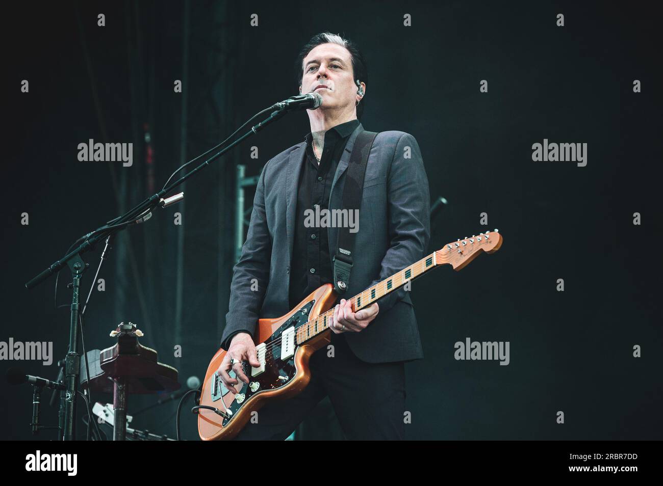 MADRID, MAD COOL FESTIVAL 2023, SPAIN: Troy Van Leeuwen, guitarist of ...