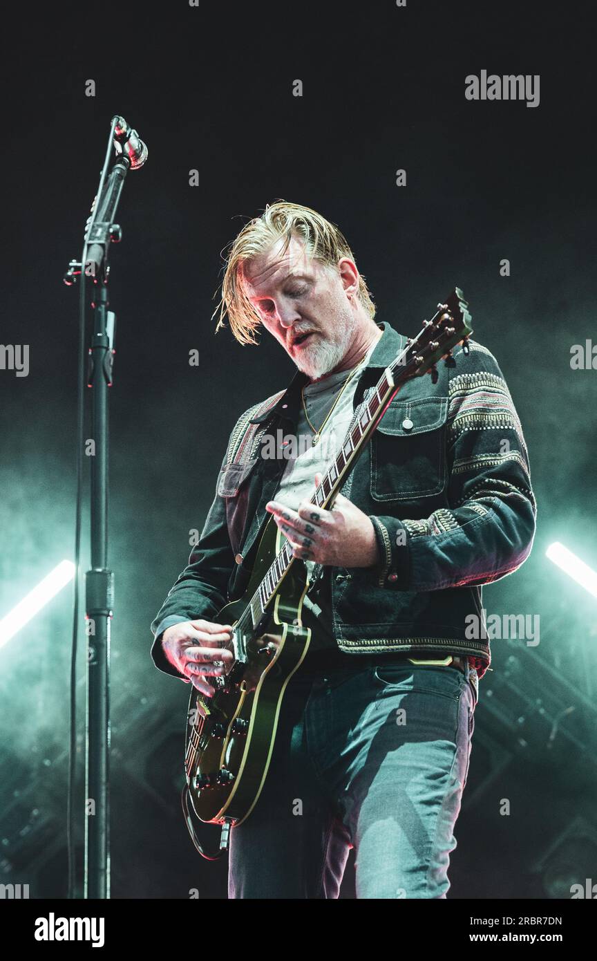 MADRID, MAD COOL FESTIVAL 2023, SPAIN: Josh Homme, singer and guitarist ...