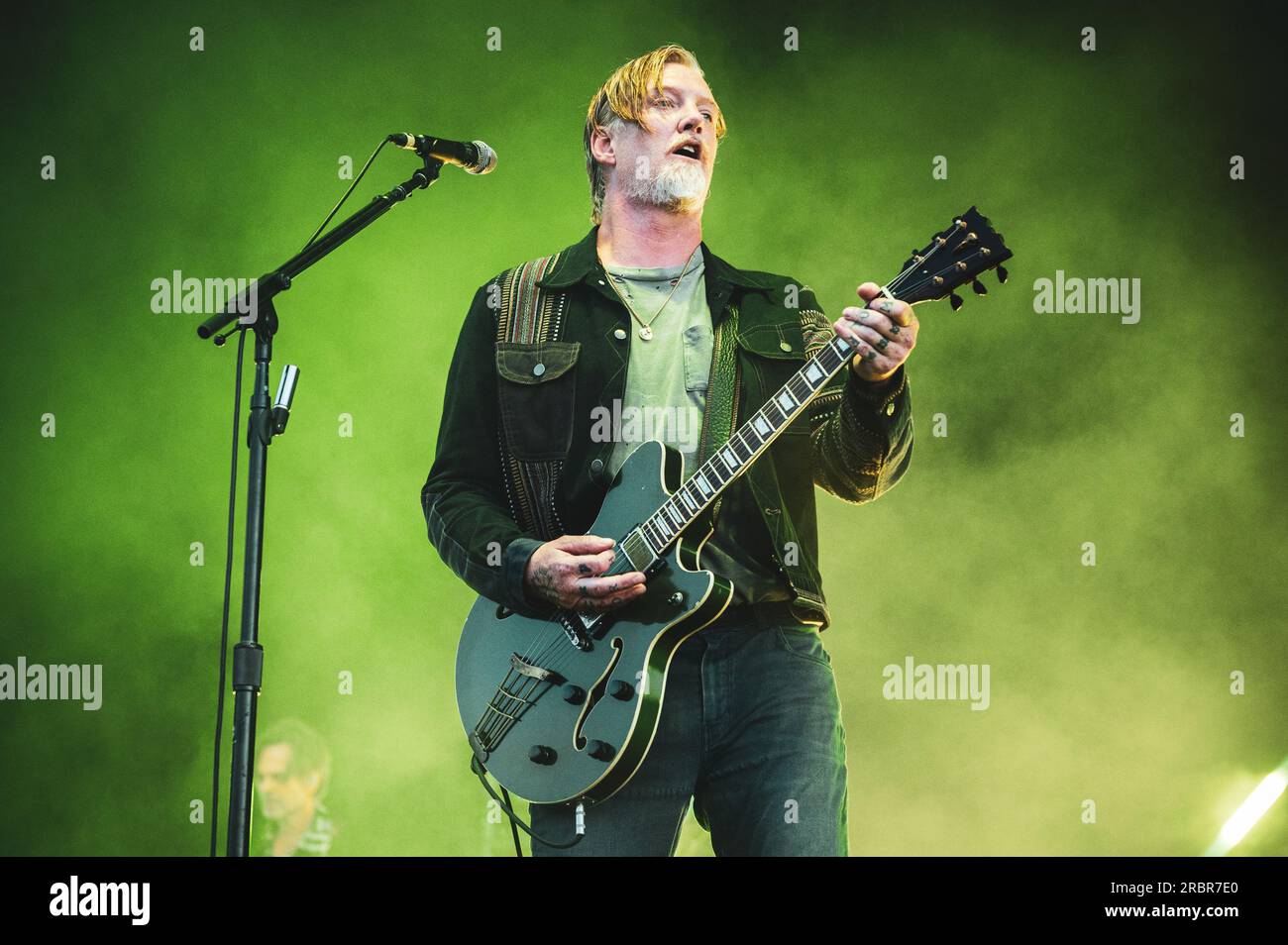 MADRID, MAD COOL FESTIVAL 2023, SPAIN: Josh Homme, singer and guitarist ...