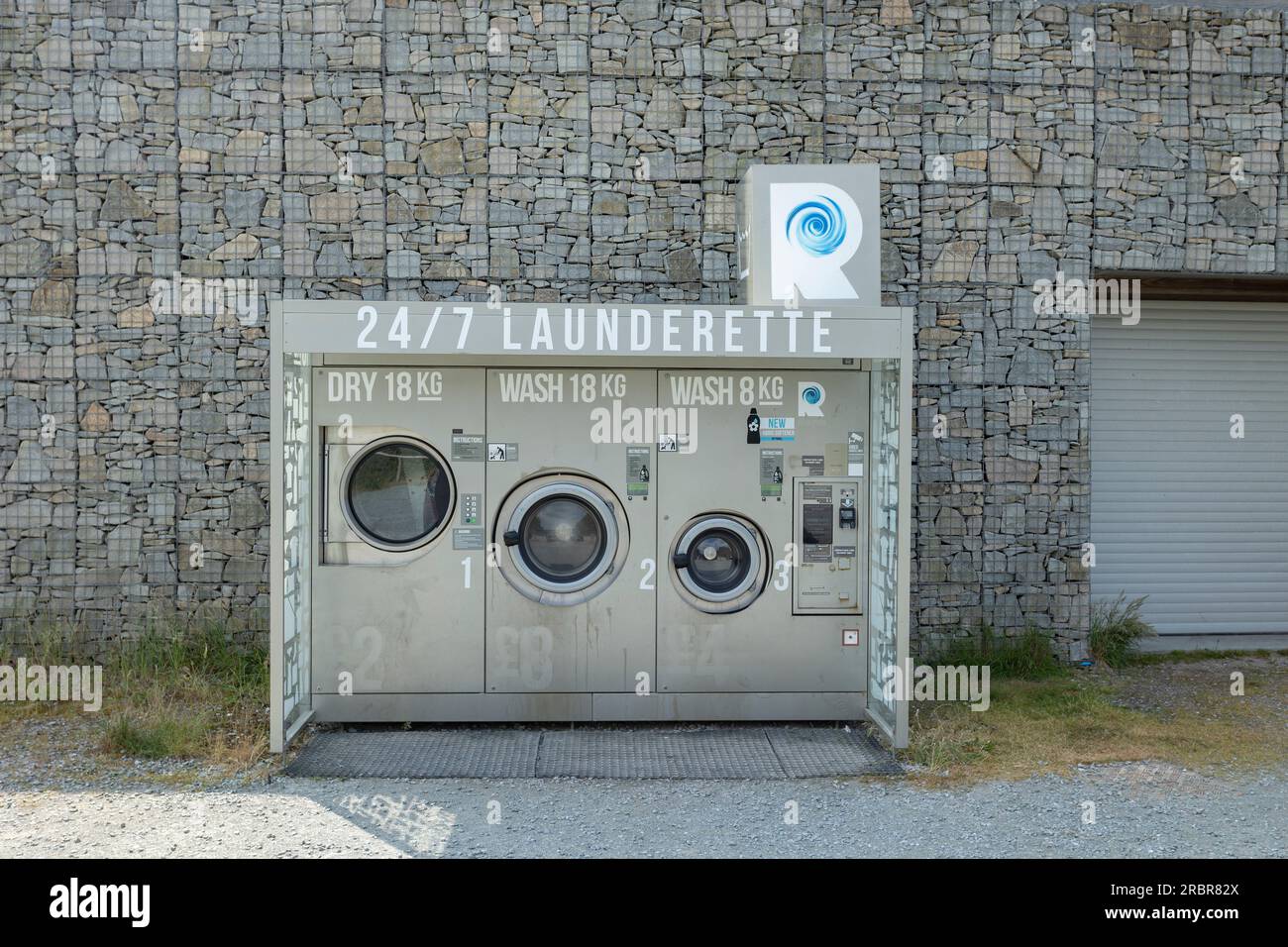 Revolution 24 outdoor self-service laundry facilities placed outside ...