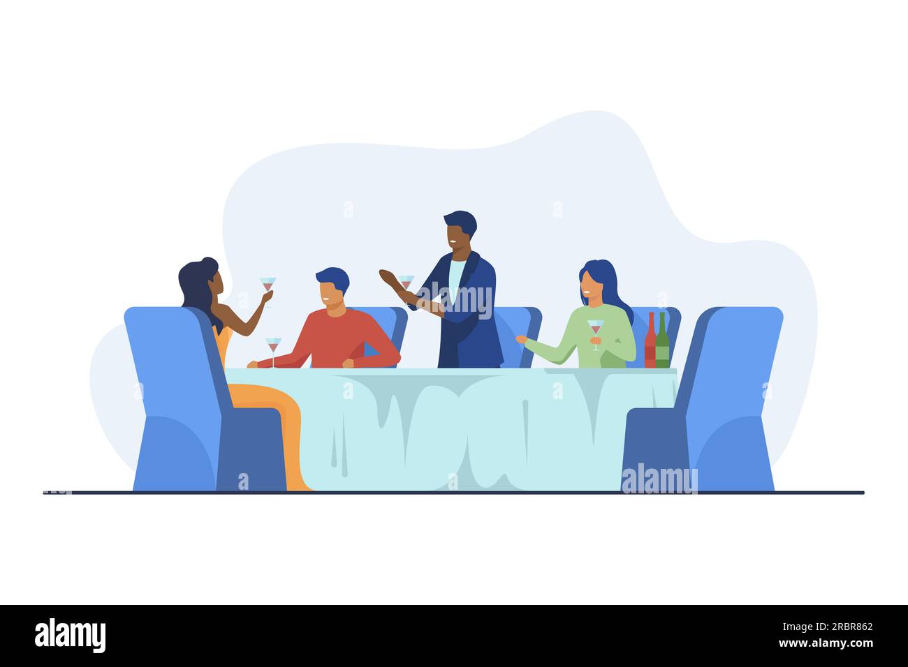 Man woman wine tasting Cut Out Stock Images & Pictures - Alamy