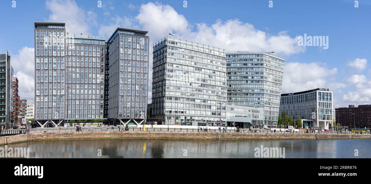 Liverpool, united kingdom May, 16, 2023 One Park West building, Strand ...