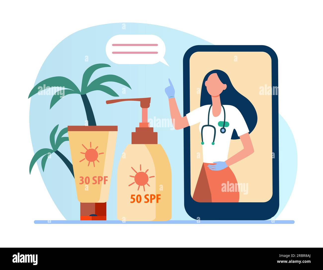 Sunscreen tube spf 50 Stock Vector Images - Alamy