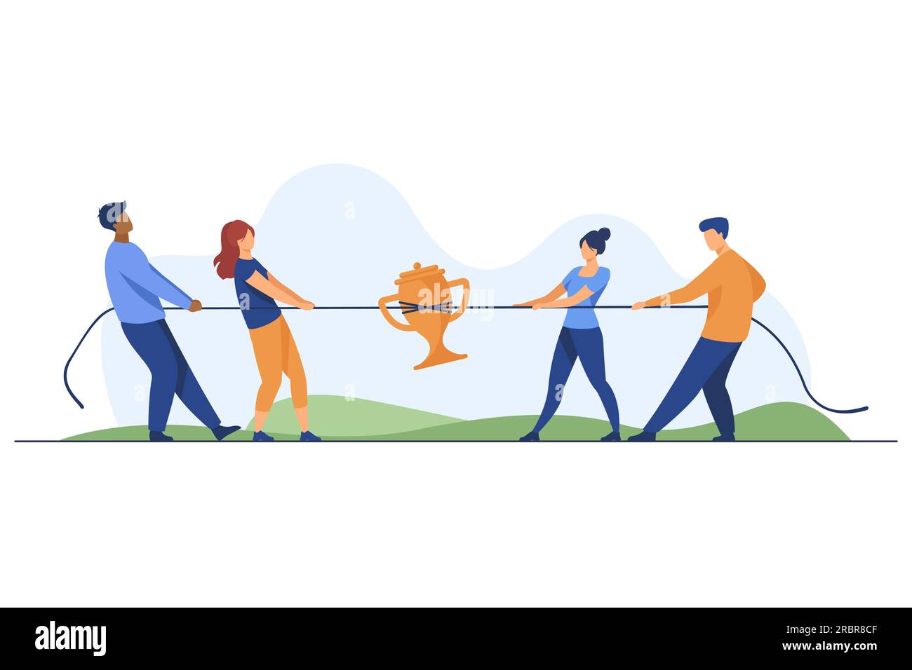 Rope teams Cut Out Stock Images & Pictures - Alamy