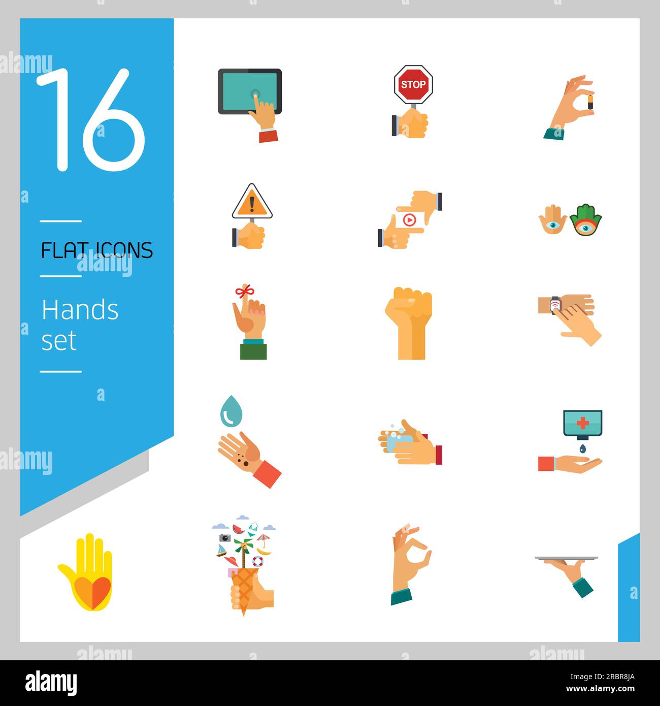 Mehendi hands Stock Vector Images - Alamy