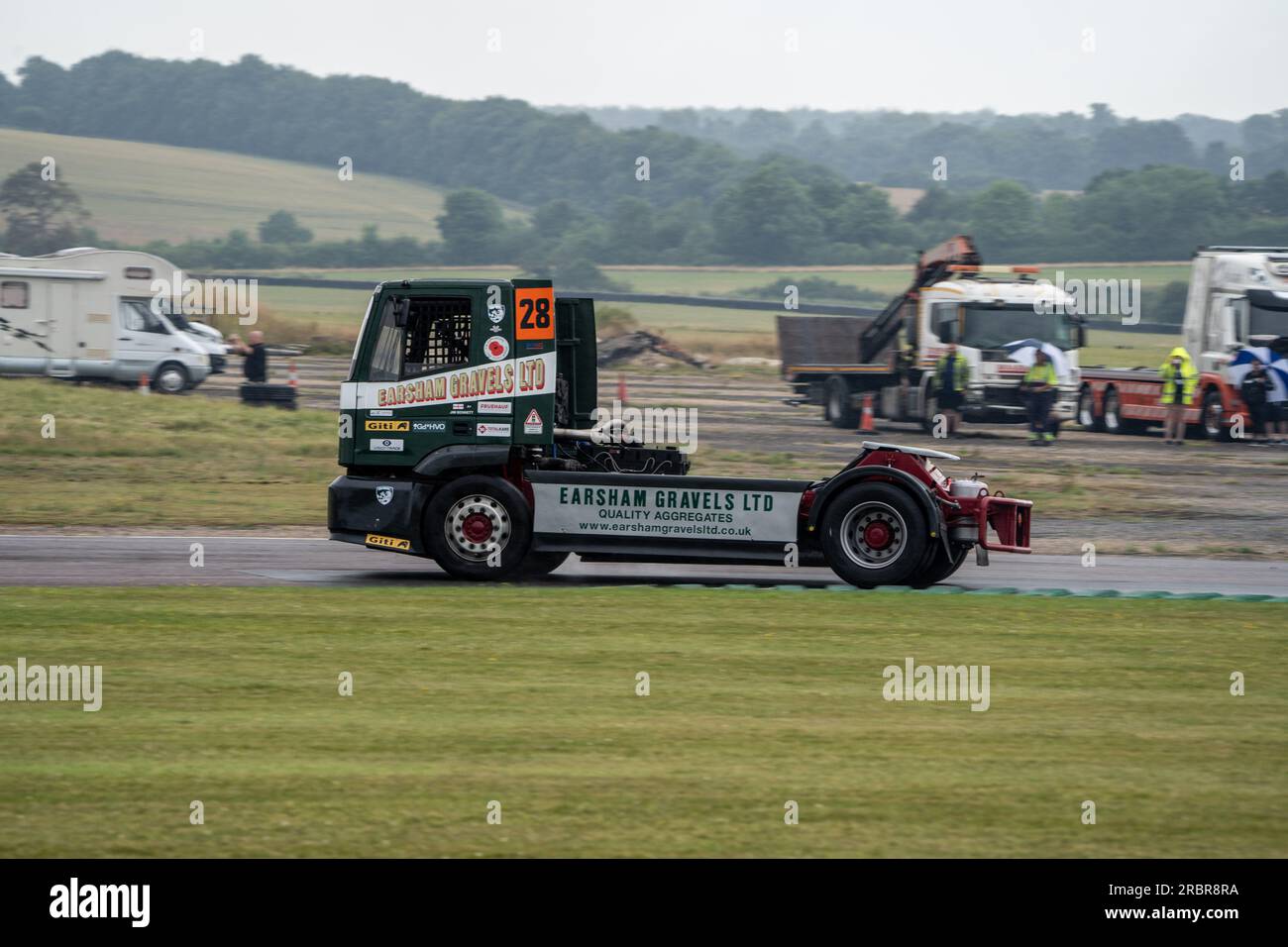 Andover, UK. 08th July, 2023. Race 1 during the British Truck Racing ...