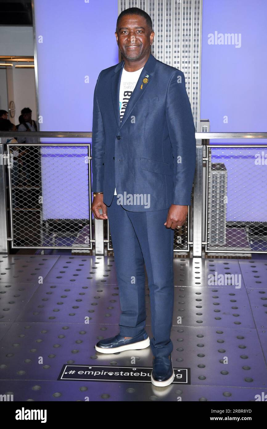 New York, USA. 10th July, 2023. Bahamas Consul General Leroy F. Major ...