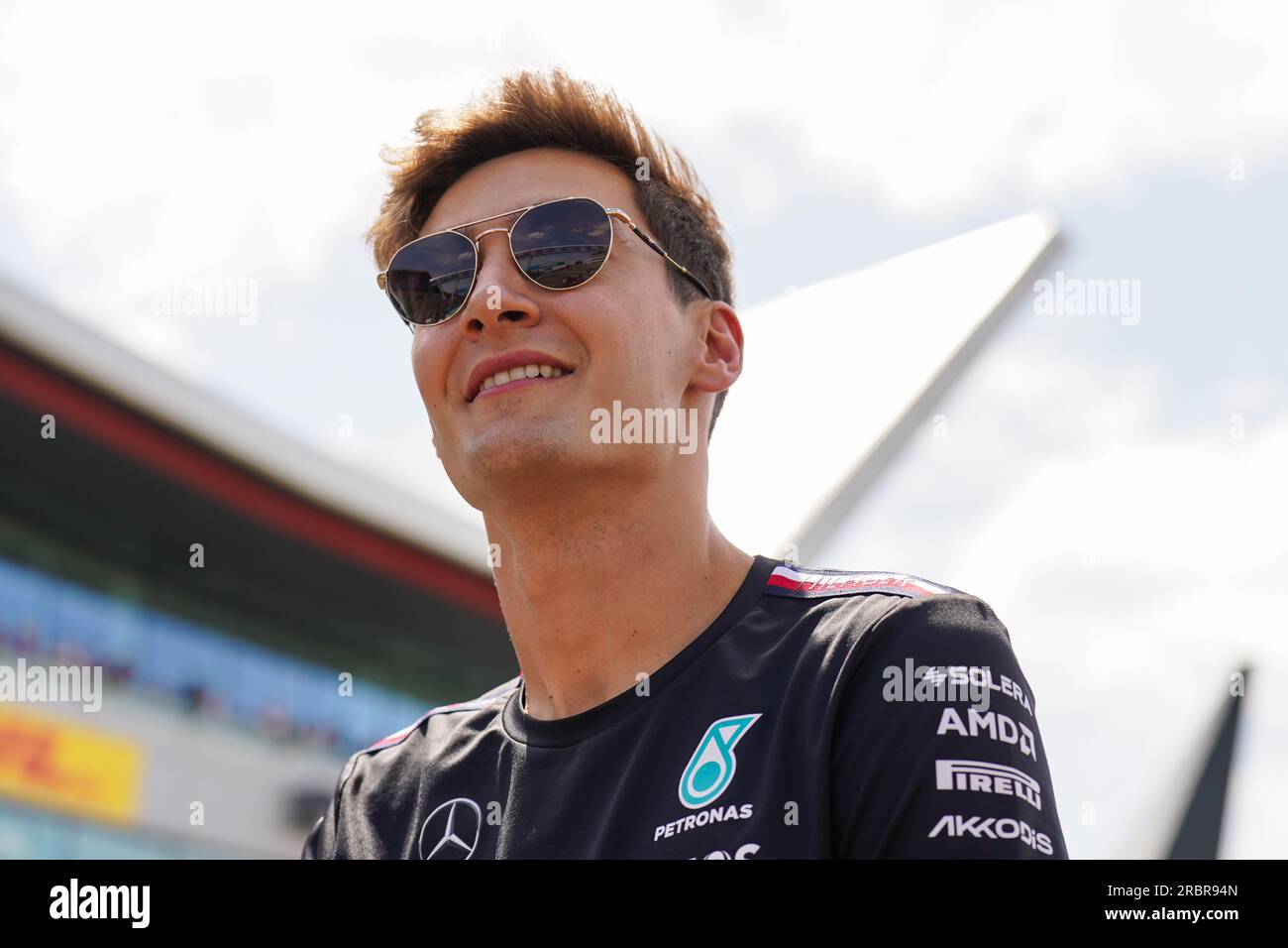 George Russell 63 (GBR), Mercedes W14 drivers parade during the FORMULA ...