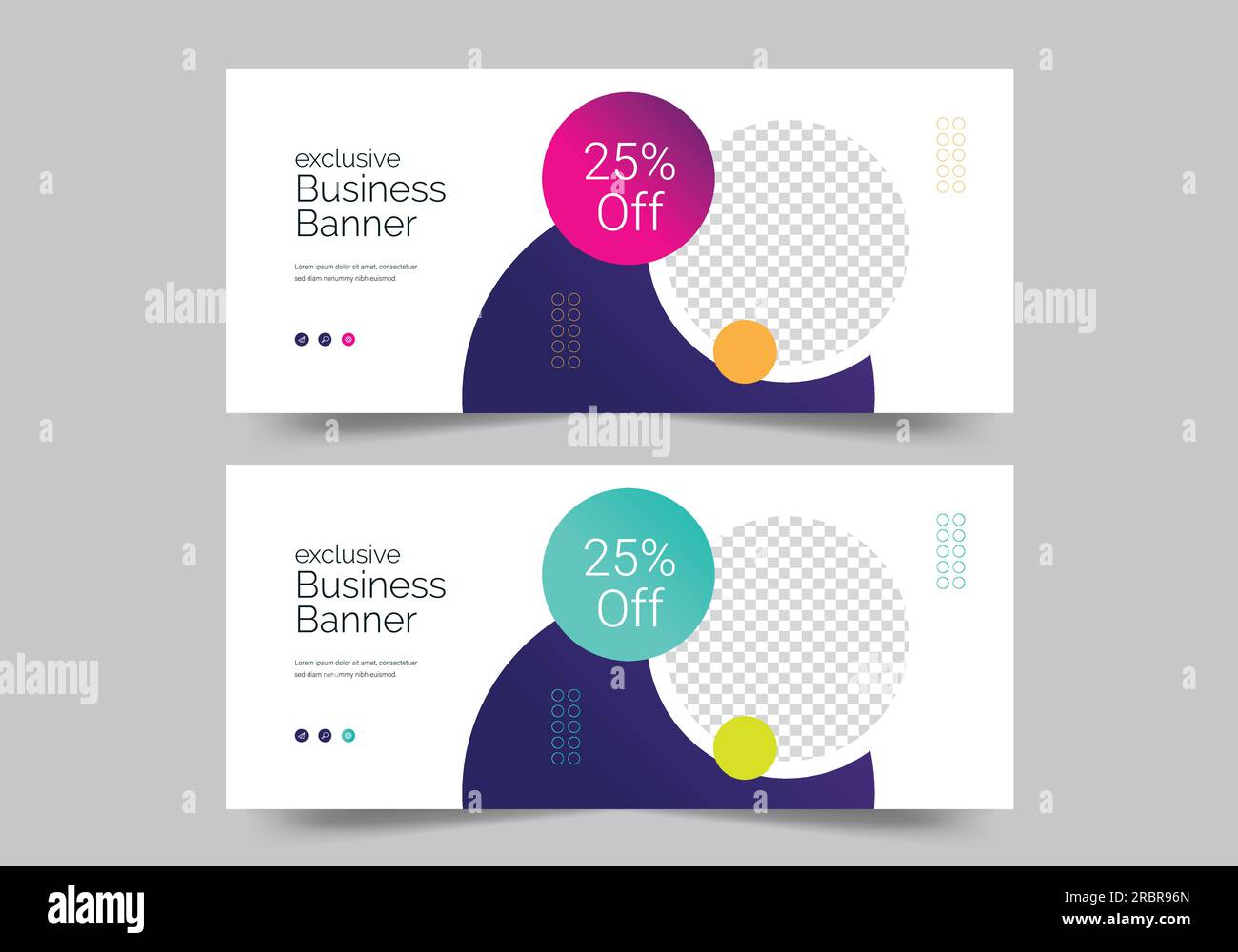 professional corporate, annual vector business banner design Stock ...