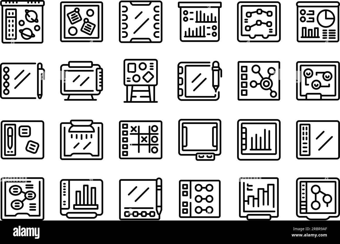 Interactive information board Black and White Stock Photos & Images - Alamy