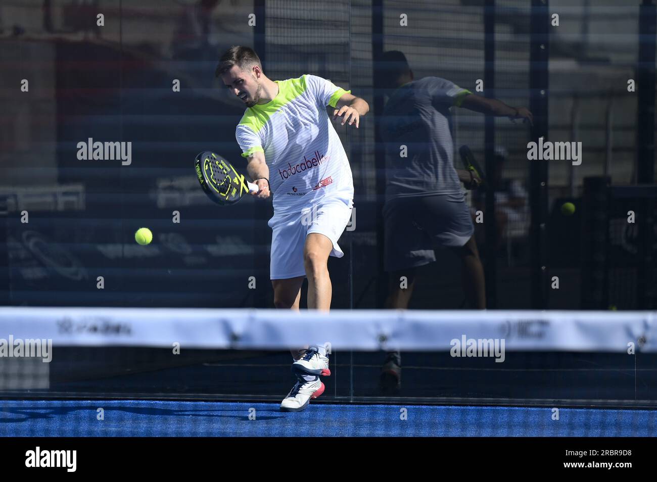 Rome, Italy. 10th July, 2023. Javier Rico Dasi (ESP) during the R64 of ...