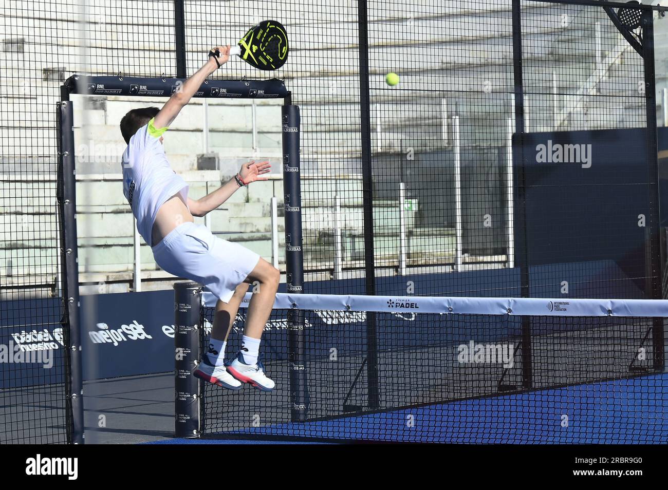 Rome, Italy. 10th July, 2023. Javier Rico Dasi (ESP) during the R64 of ...