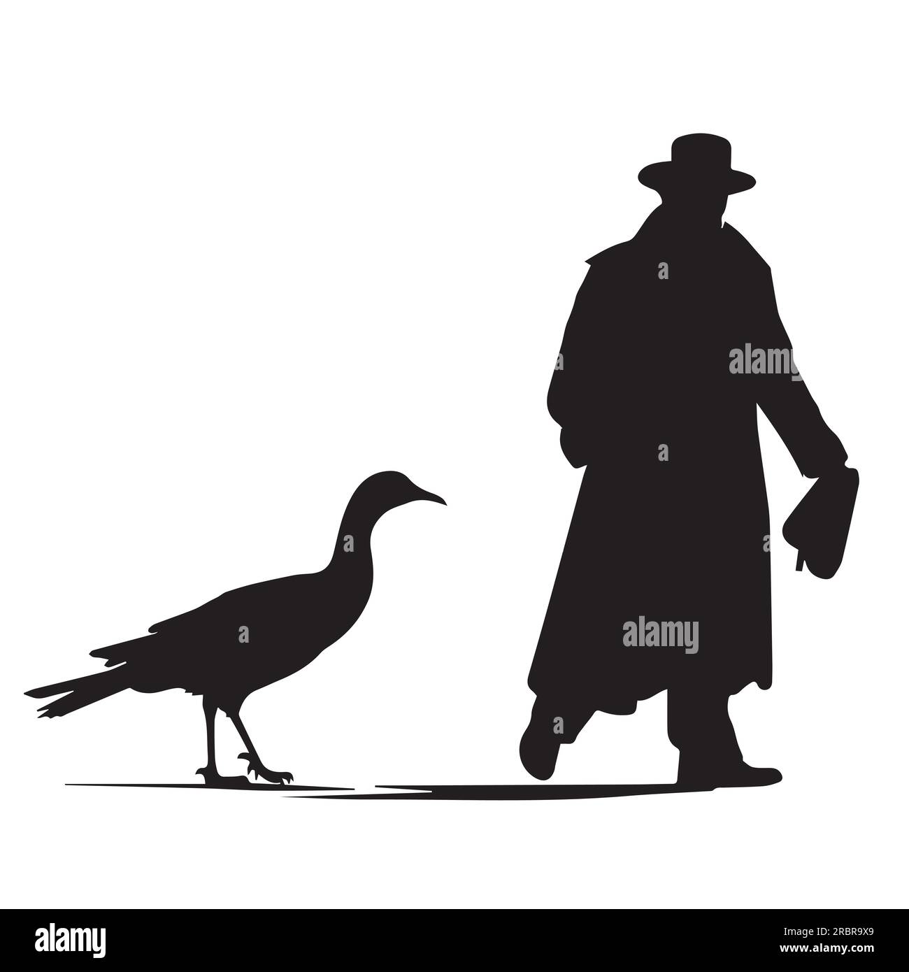 Human silhouette vector hi-res stock photography and images - Alamy