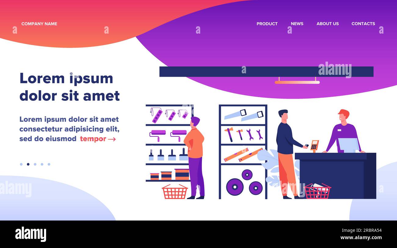 Tool shop customers Stock Vector Image & Art - Alamy