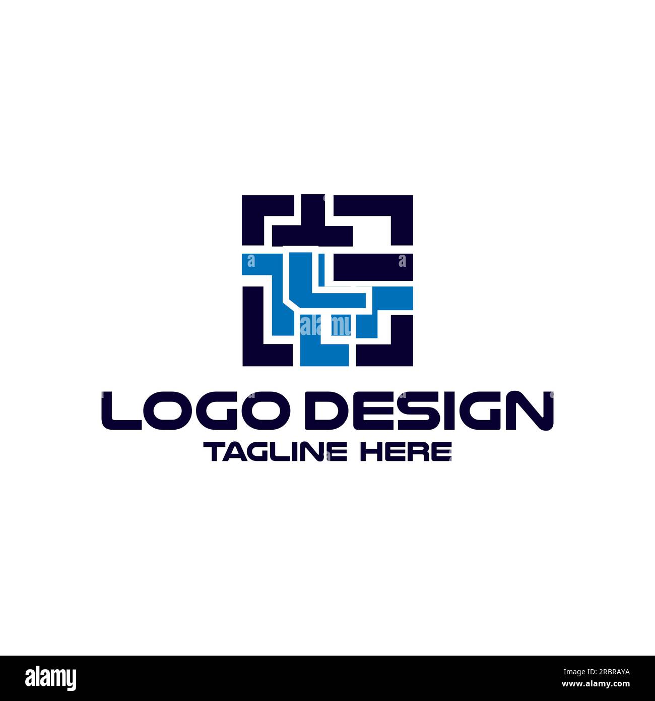 Tech letter L logotype. Line art chip creative sign symbol. Science ...