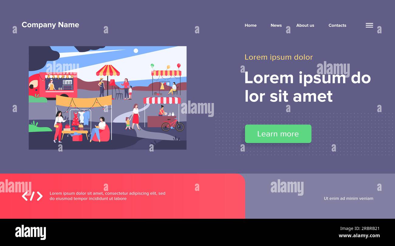 People selling goods Stock Vector Images - Alamy