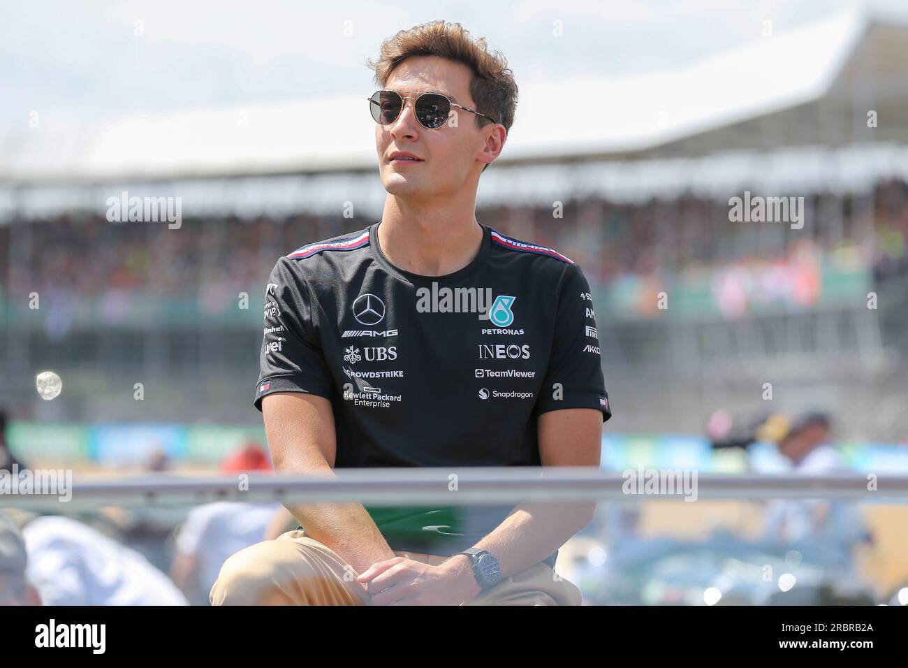 George Russell 63 (GBR), Mercedes W14 drivers parade during the FORMULA ...
