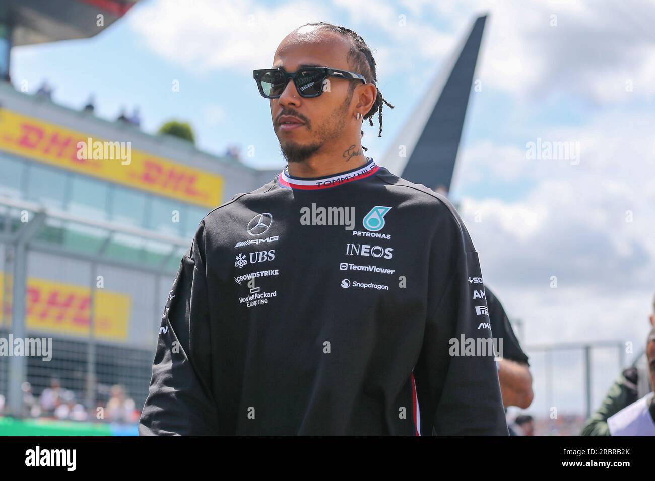 Lewis Hamilton 44 (GBR), Mercedes AMG Petronas W14 drivers parade ...