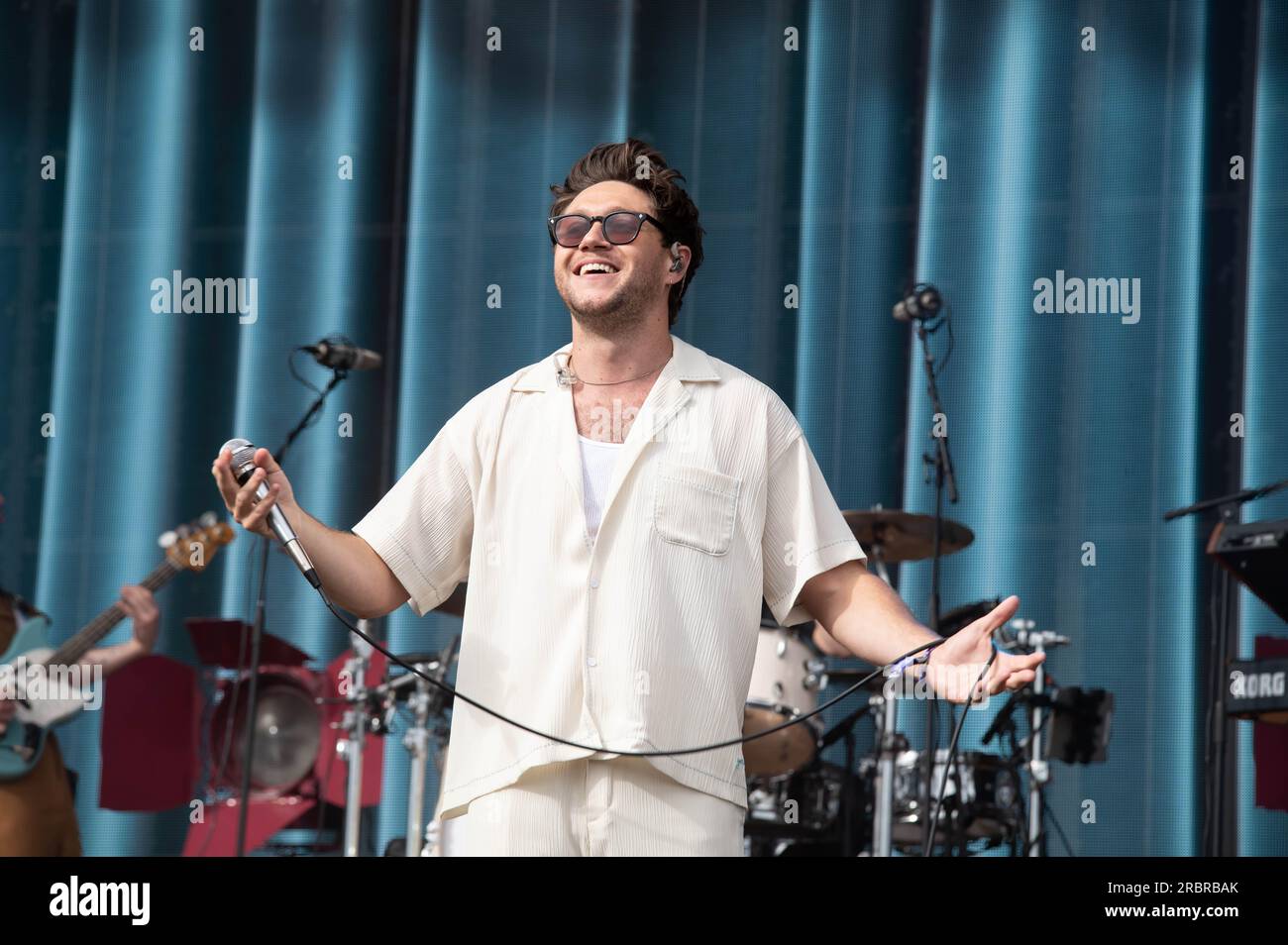 Niall Horan performing at TRNSMT 2023 Glasgow Green Glasgow Stock Photo ...
