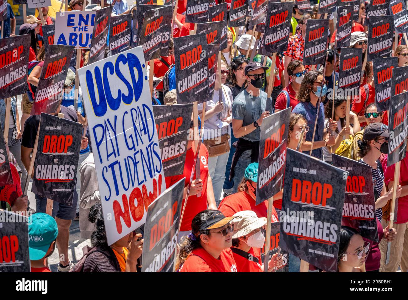 Three UC San Diego student workers and union organizers were arrested by university police for ...