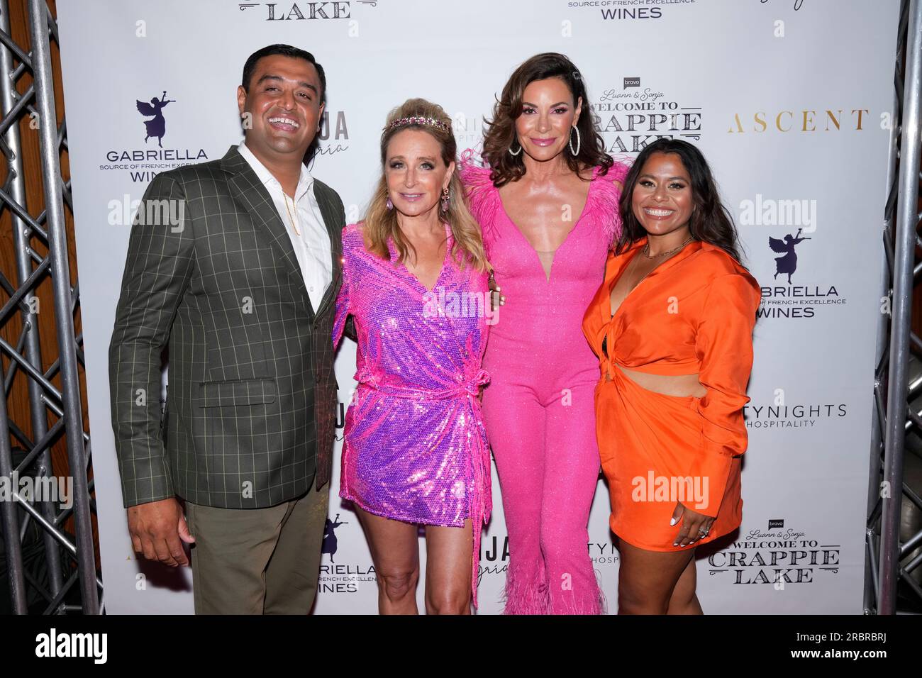 Akash Patel, Sonja Morgan, Luann de Lesseps and Hiral Patel attend the ...