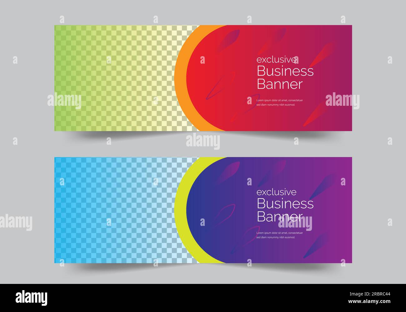 professional corporate, annual vector business banner design Stock ...