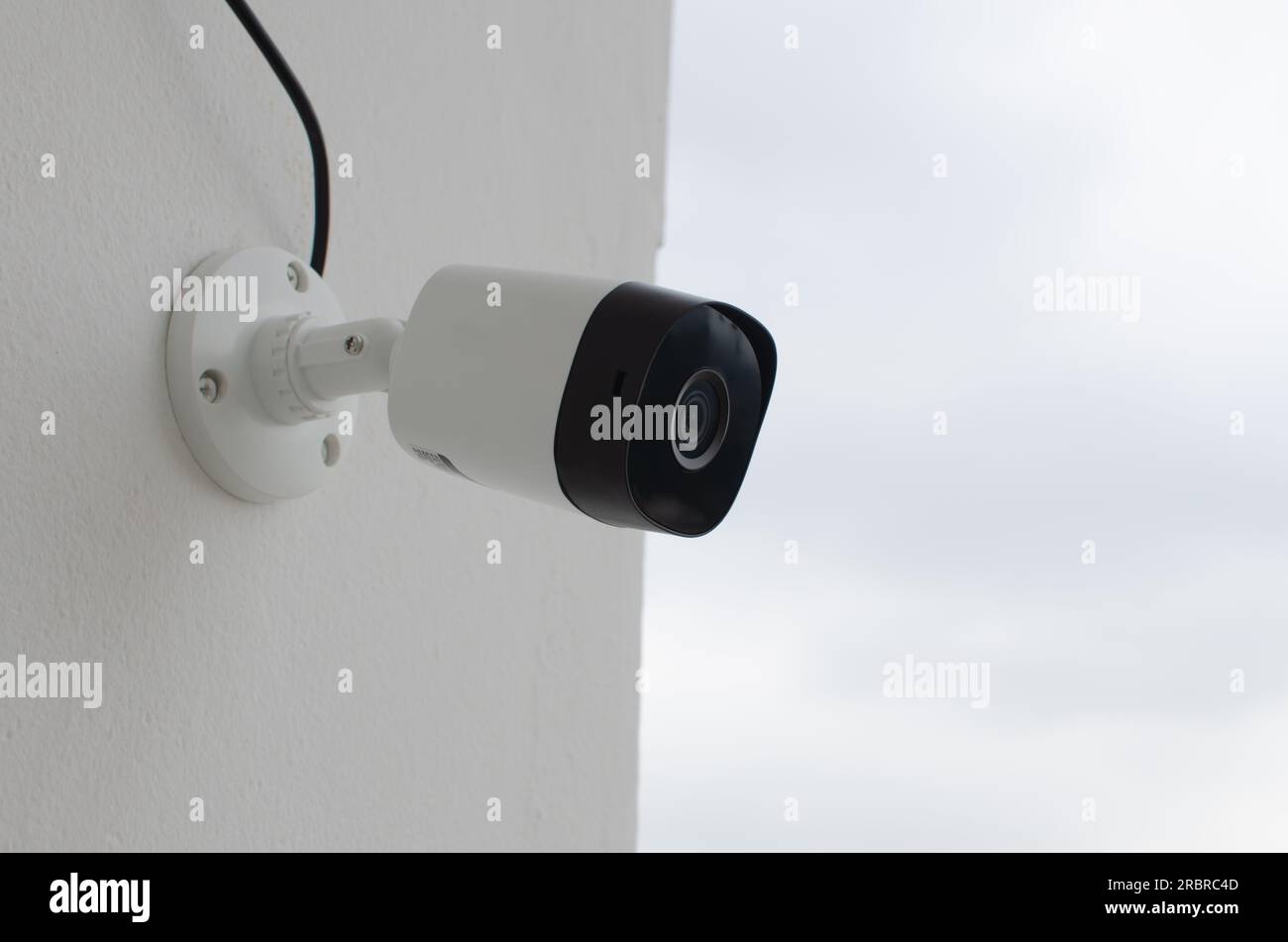 Security camera positioned on the porch, keeping an eye out for any ...