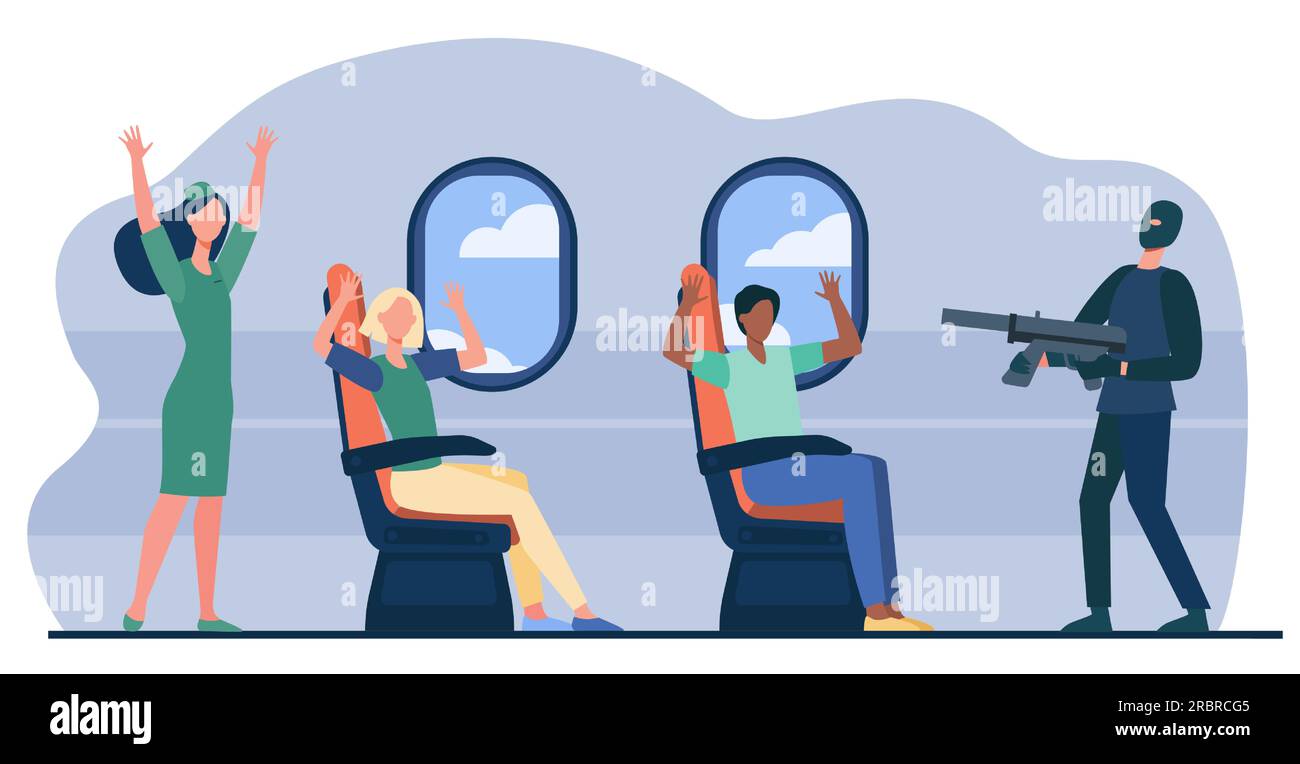People on board plane Cut Out Stock Images & Pictures - Alamy