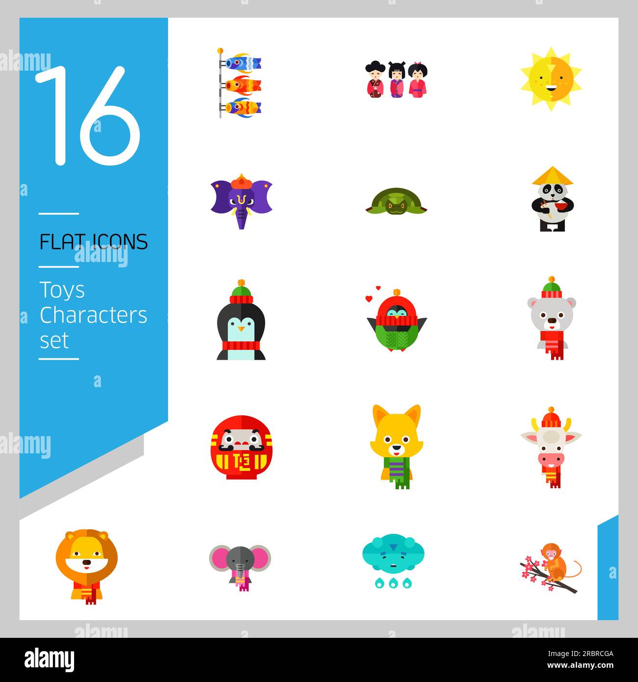 Cute panda toys Stock Vector Images - Alamy